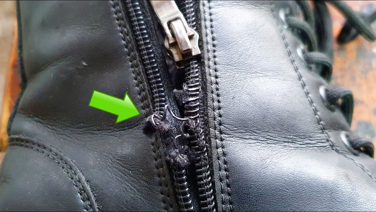 ⚡️😊Repair of a broken shoe zipper: 🥰Easy DIY Steps to Restore Your ...