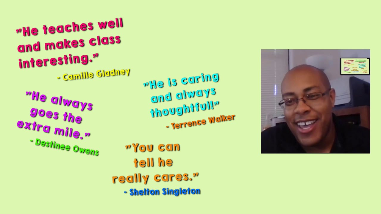 November 2020 Teacher of the Month - Kenneth McClendon | Murphy Law ...