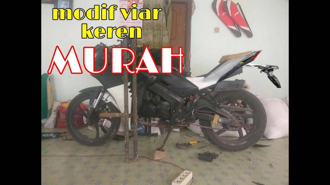 Modifikasi motor viar vsr 200 jadi suzuki gsx r1000 r - YouTube