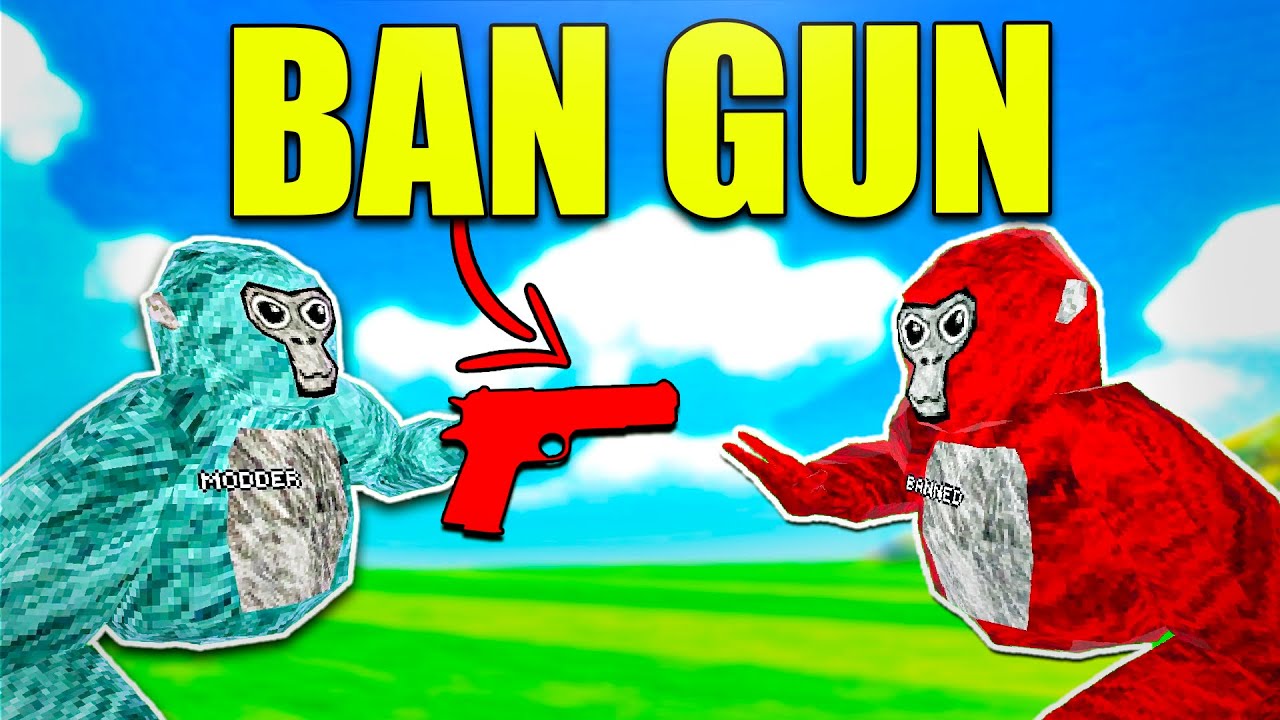 Trolling With a Fake BAN GUN In Gorilla Tag (Mods) - YouTube