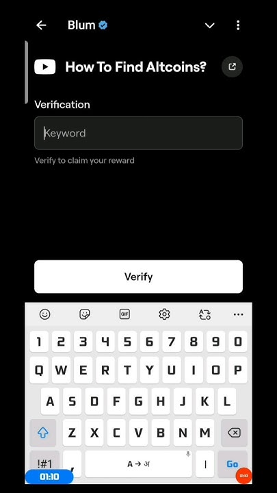 How To Find Altcoin? +250 Blum Keyword | how to find altcoin blum code | blum task answer - YouTube