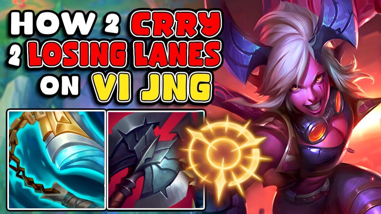 Things look BAD BAD , but luckily VI PUNCH PUNCH | Vi Jungle Gameplay ...