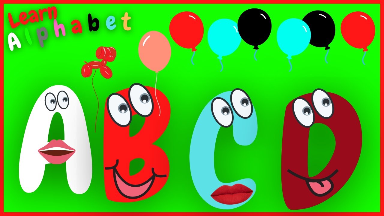 Learn Alphabet With Balloons - Julia Show Official - a b c d - YouTube
