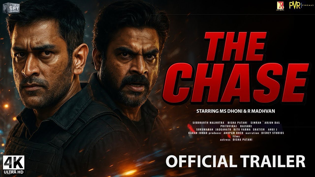 THE CHASE: Official Trailer | MS Dhoni | R.Madhavan | Release Date | T-Series - YouTube