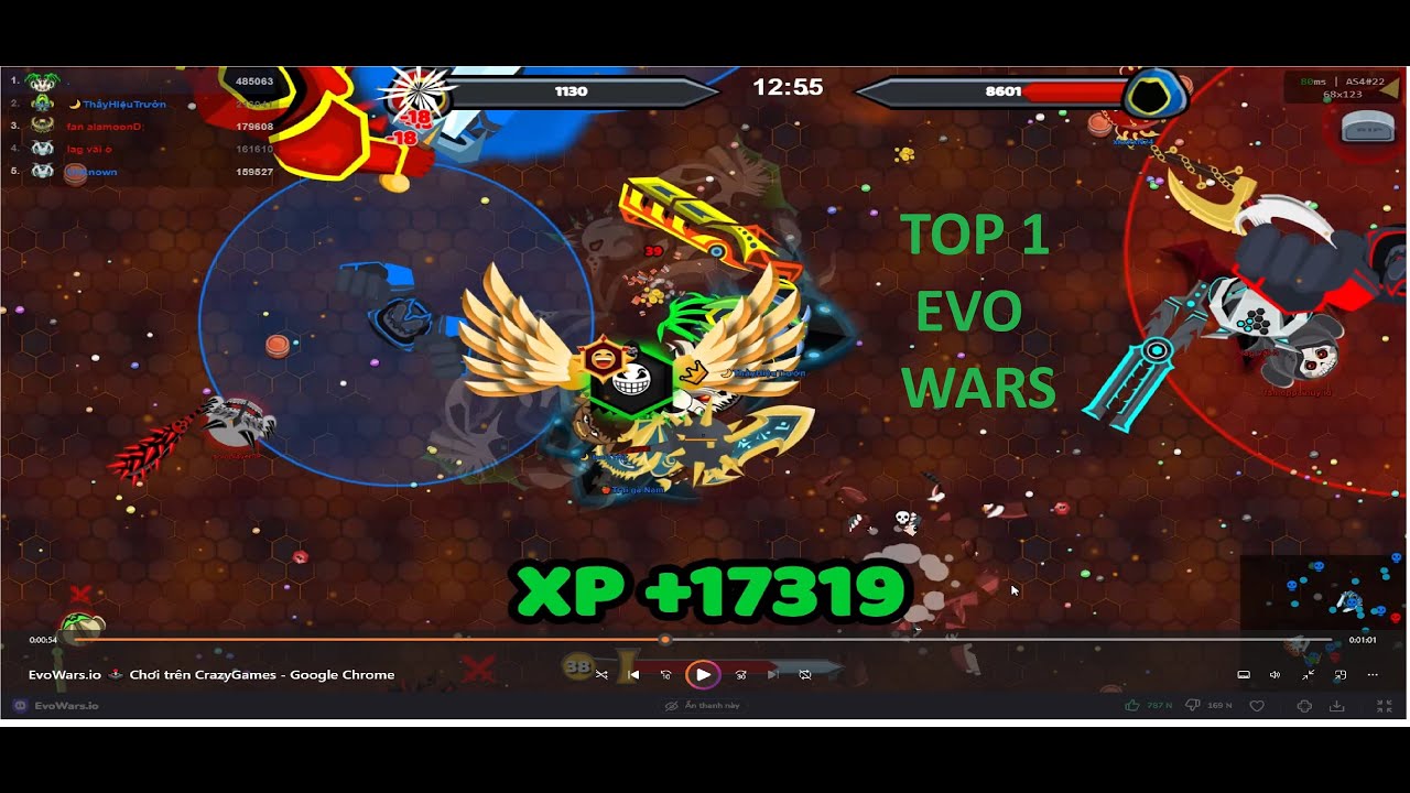ĐAM MÊ EVO WARS IO, CHIA SẺ NIỀM ĐAM MÊ CÙNG MỌI NGƯỜI - YouTube