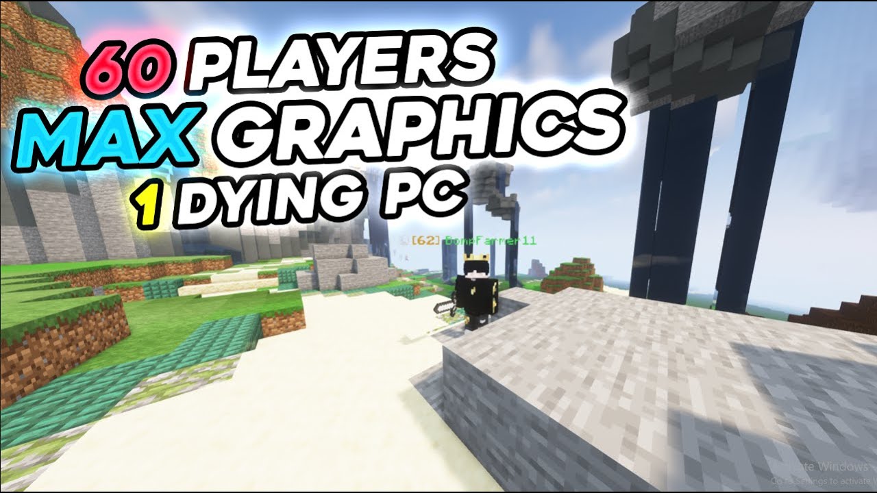 The Hypixel Pit With Shaders And Motion Blur - YouTube