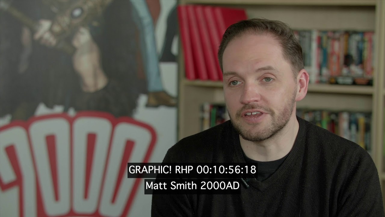 Matt Smith 2000AD buzz clip 2 - YouTube