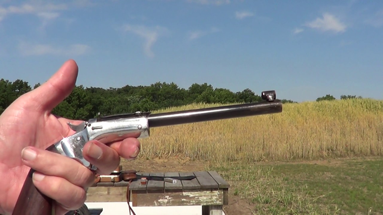 Stevens Model 43 Tip Up Pistol - YouTube