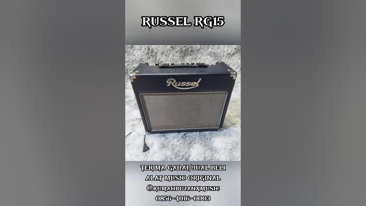 Amp gitar Russel Rg15 - YouTube