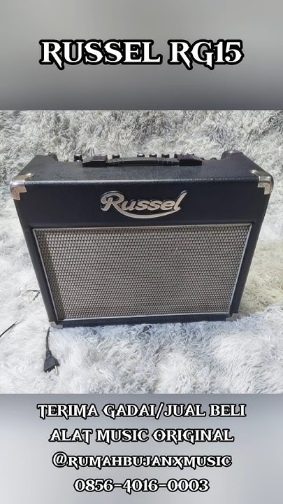 Amp gitar Russel Rg15 - YouTube