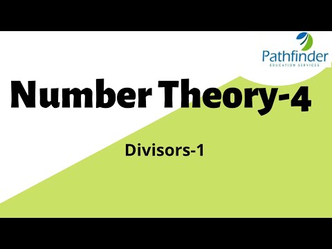 Finding the number of divisors of a number - YouTube