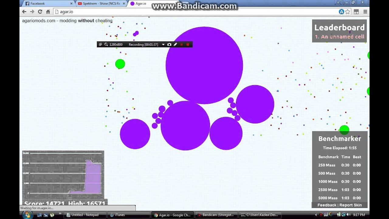 agario private server with mods - YouTube