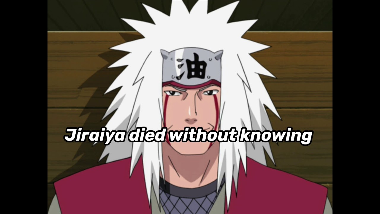 Jiraiya died without knowing.....(spoiler alert). - YouTube