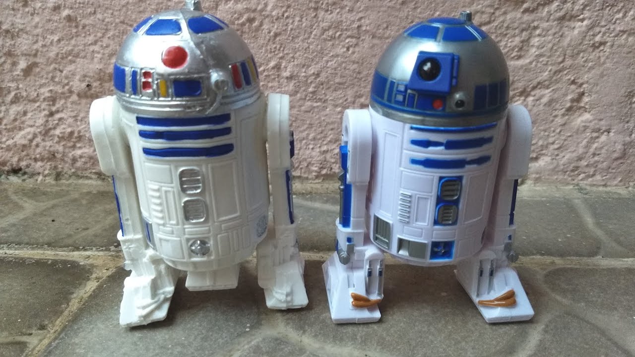 R2D2 Figura Bootleg VS Original Star Wars - YouTube