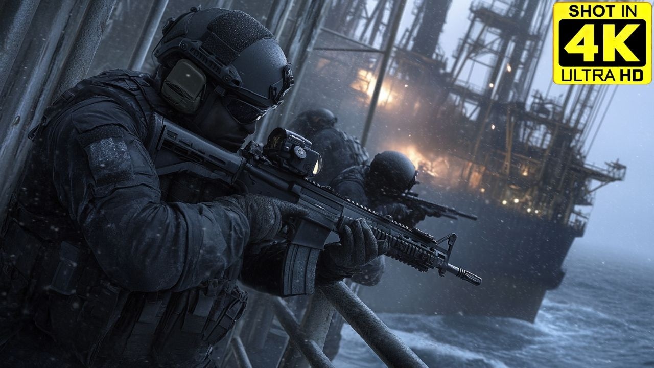 Navy SEALs Join Task Force 141 in Epic Oil Rig Raid | High Quality ...