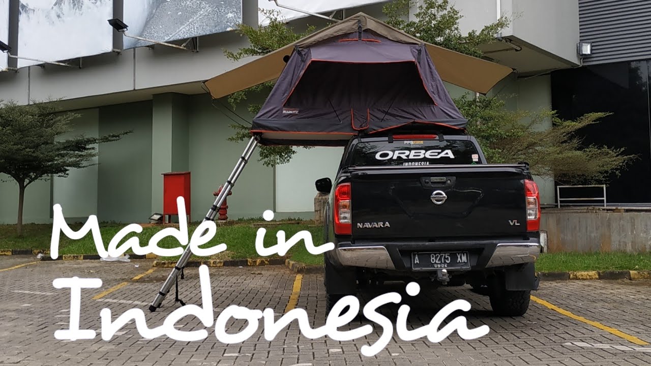 Roof top Tent indonesia made in bandung - YouTube