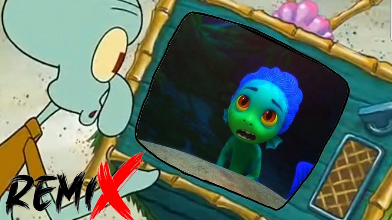 Squidward Watching Tv Luca Meme. Coffin dance REMIX - YouTube