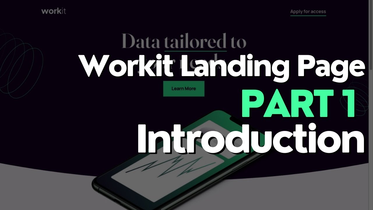 Workit Landing Page (Part 1) - Intro - YouTube
