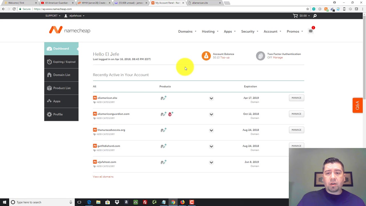 Set Custom DNS Settings Connect Domain to Hosting - YouTube