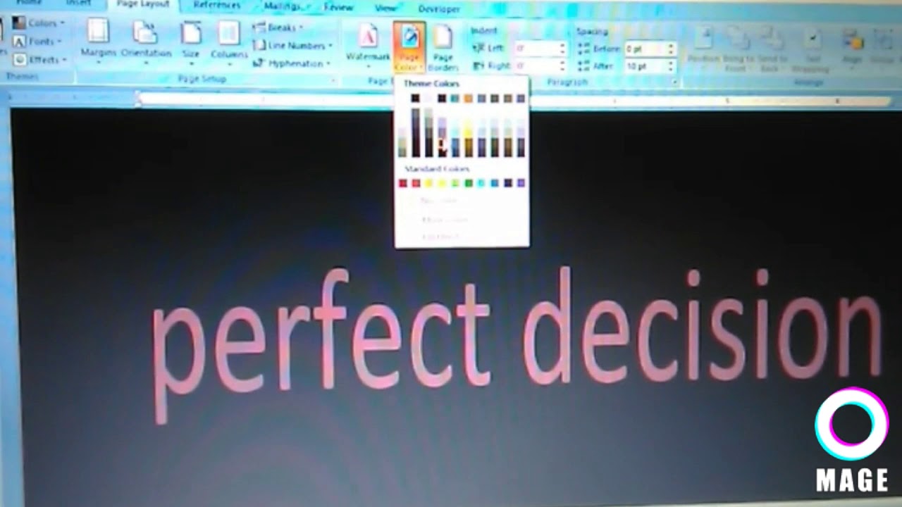 Ms word 2007, page layout,view,review,last lecture ms word 2007 ...