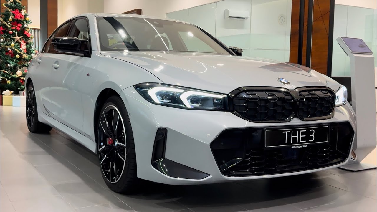 NEW! BMW M340i in M Brooklyn Grey Metallic & Leather Black - YouTube