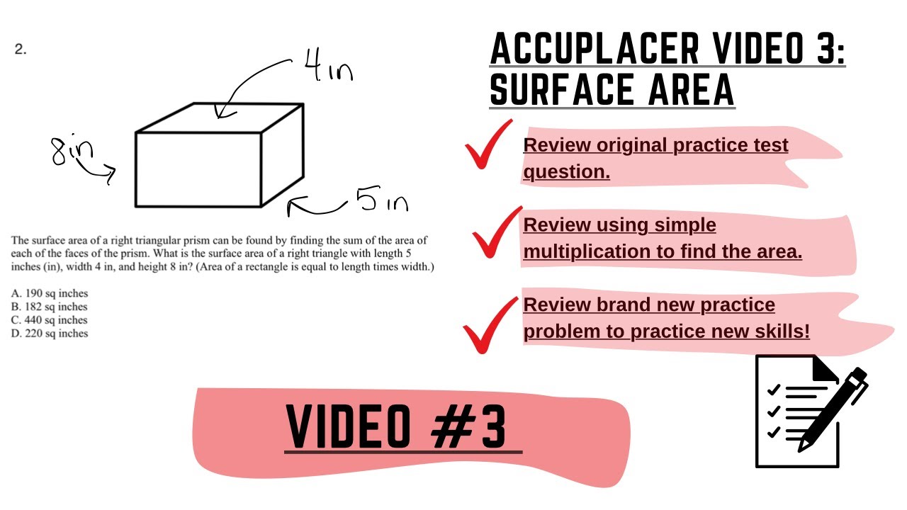 ACCUPLACER Math Prep (Day 3) super slowed down math explanations… - YouTube