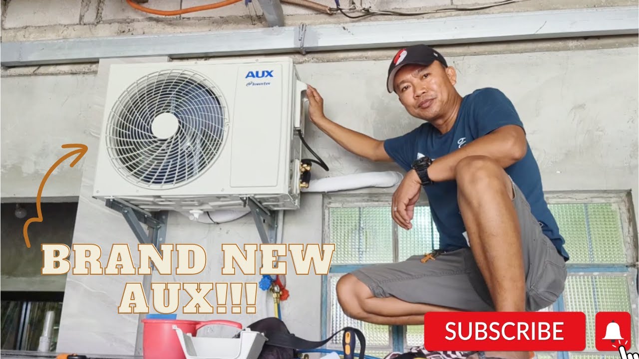 How To Install AUX Split Type Aircon (Detailed) - YouTube