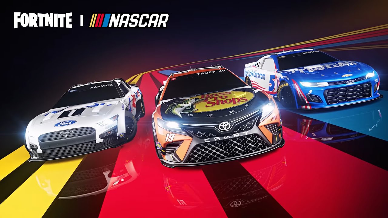 Fortnite x Nascar - YouTube
