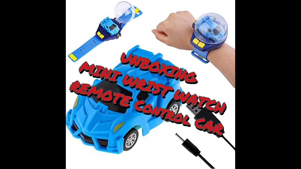 Mini Wrist Watch Remote Control Car - YouTube