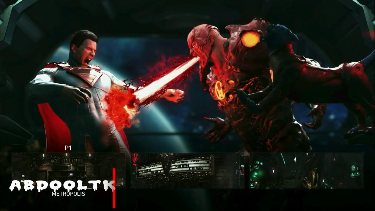 Injustice 2 Batman vs Gorilla Grodd vs Superman vs Atrocitus - YouTube