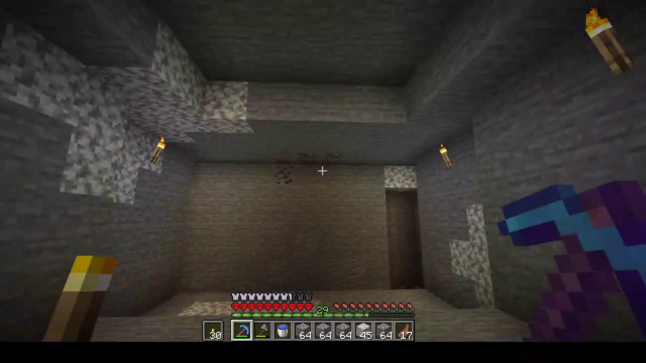 Minecraft Hardcore: Digging out a mountain for a new home - YouTube