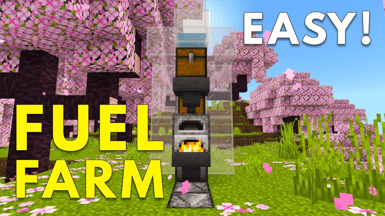 INFINITE FUEL FARM For Minecraft Bedrock 1.20.15 || PE, PS4, Xbox ...