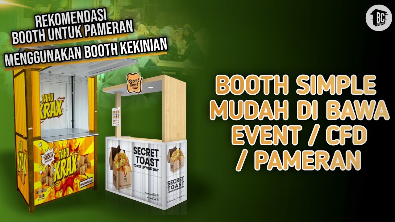 DESAIN BOOTH PAMERAN | BOOTH STAND MAKANAN | GEROBAK MURAH SE INDONESIA ...