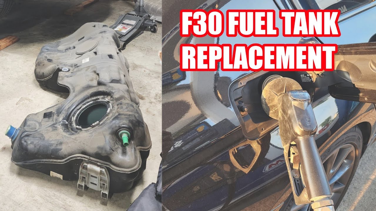 How to replace the Fuel Tank on a F30 BMW 3-series - YouTube