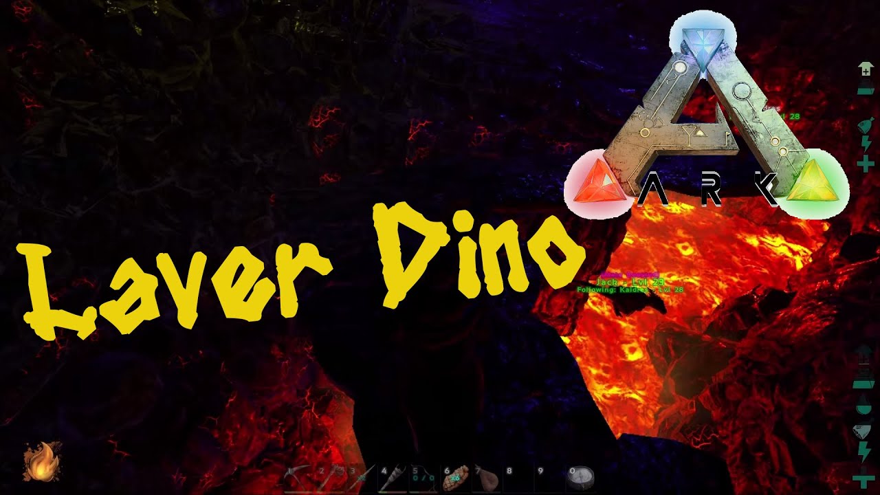 Ark survival evolved - Lava Dino - YouTube
