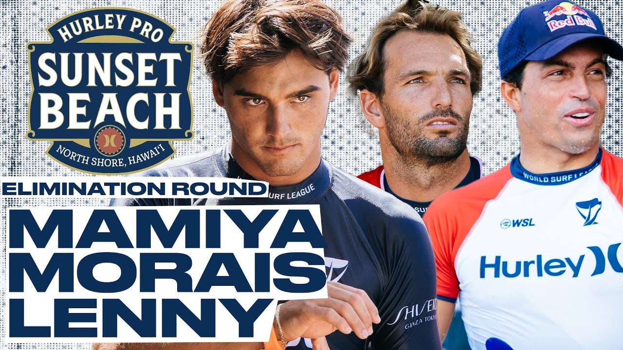 Barron Mamiya, Frederico Morais, Kai Lenny | Hurley Pro Sunset Beach ...