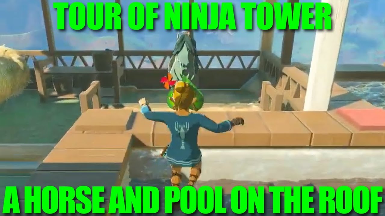 TOUR OF NINJA TOWER : WE'RE REALLY HIGH : ZELDA TEARS OF THE KINGDOM ...