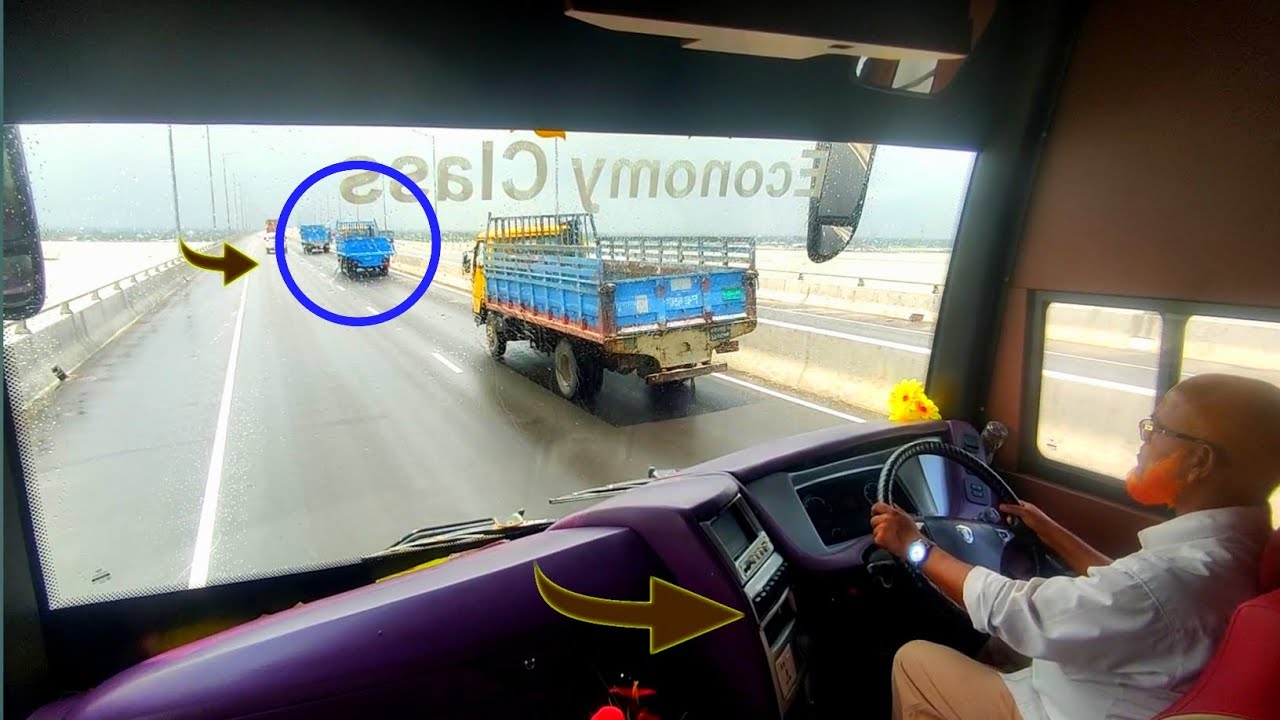 Extremely Highspeed Old Driver - Highway Road Real Bus Driving - real ...