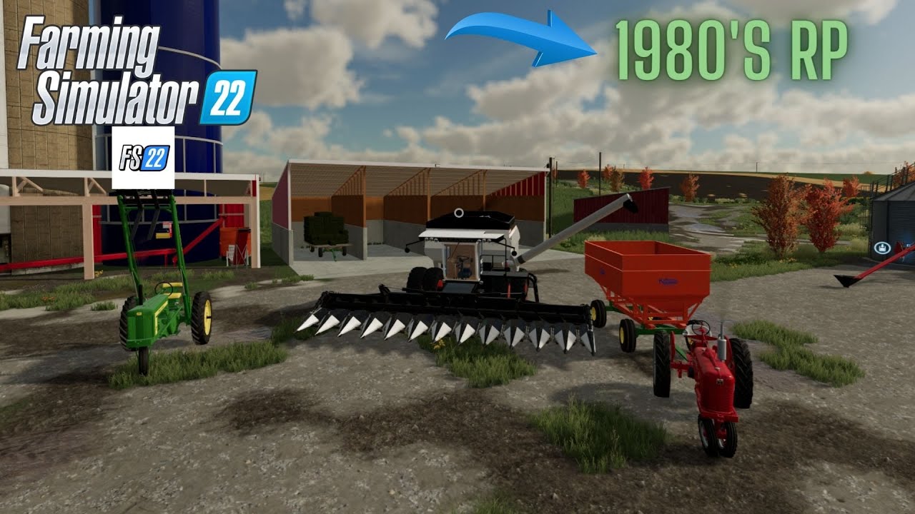 Finishing up Harvest 1980's RP Farming Simulator 22 !!!!!!! - YouTube