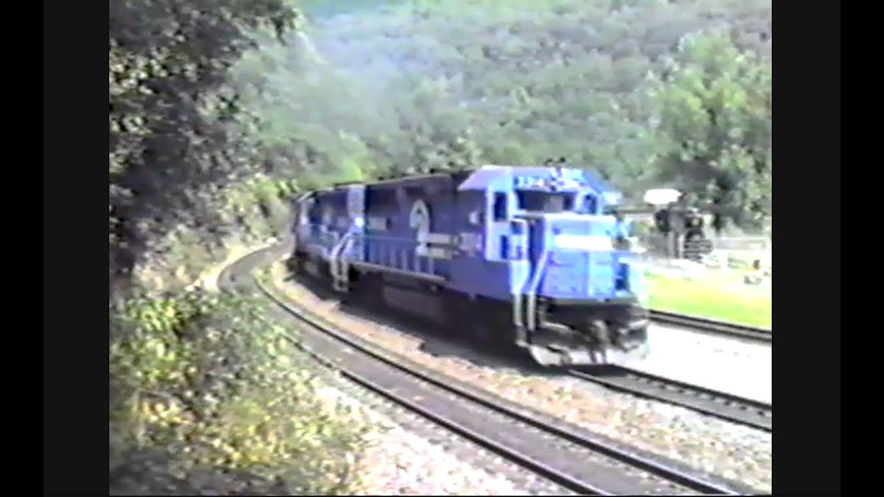 August 8, 1987 - Conrail on Horseshoe Curve - Day 1 of 2 - YouTube