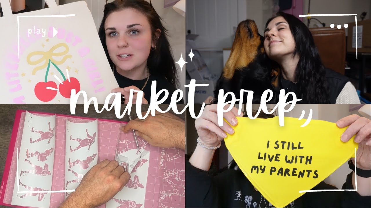 EXCITING NEWS!! FIRST MARKET PREP VLOG // Black Friday Craft Show Prep ...