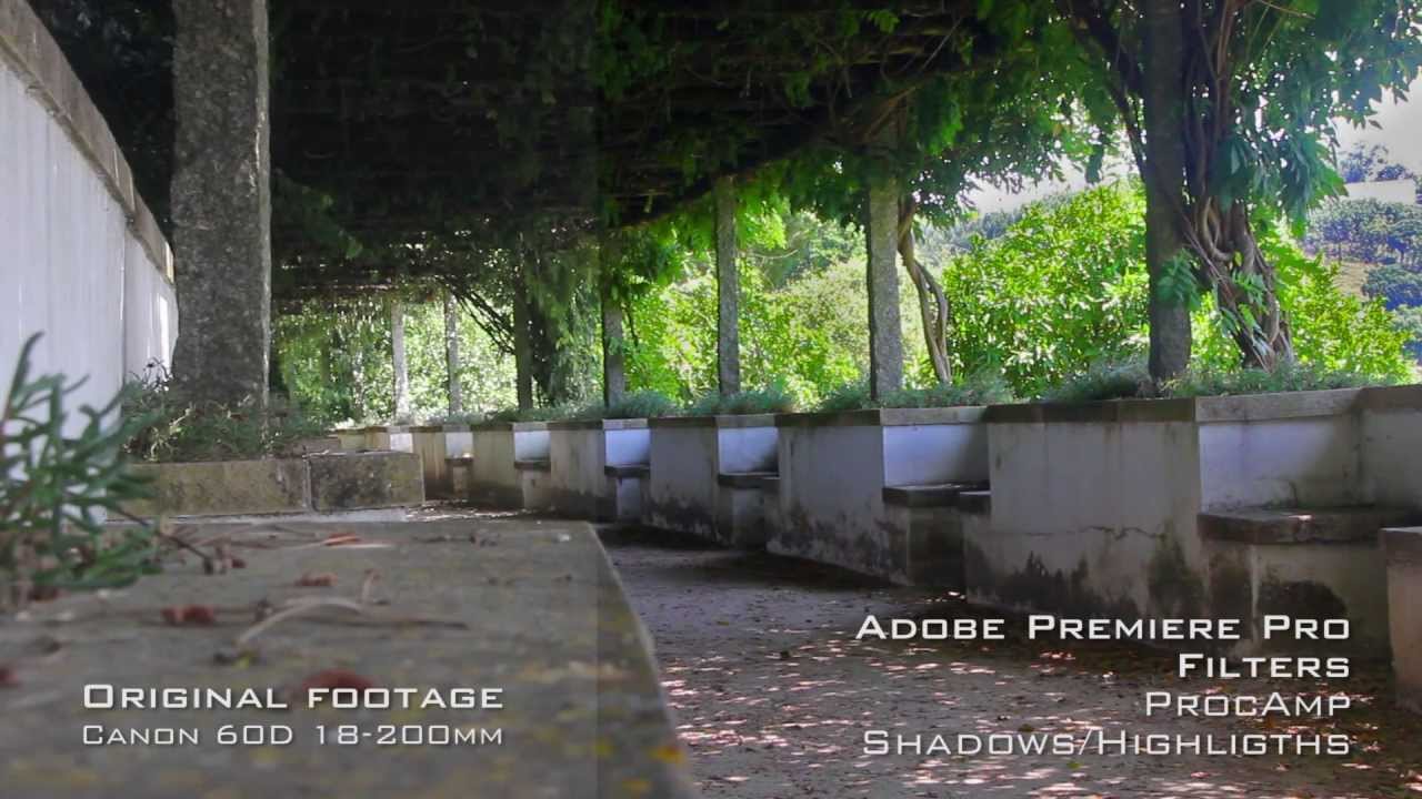 Adobe Premiere Pro standard filters - YouTube