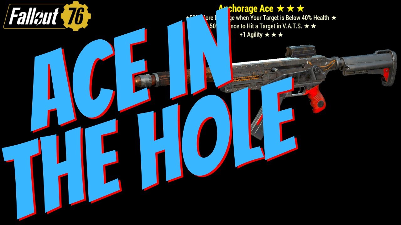 Fallout 76 - Anchorage Ace Is The Best Version Of The 10mm SMG - YouTube