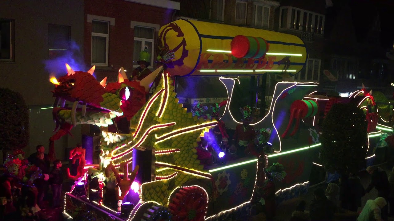 Carnaval maldegem avondstoet 2019 - Kpj eede - YouTube