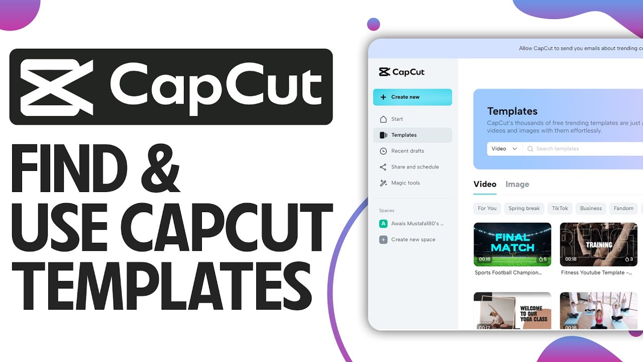 How to Find and Use Templates on CapCut PC/Laptop (2025) - YouTube