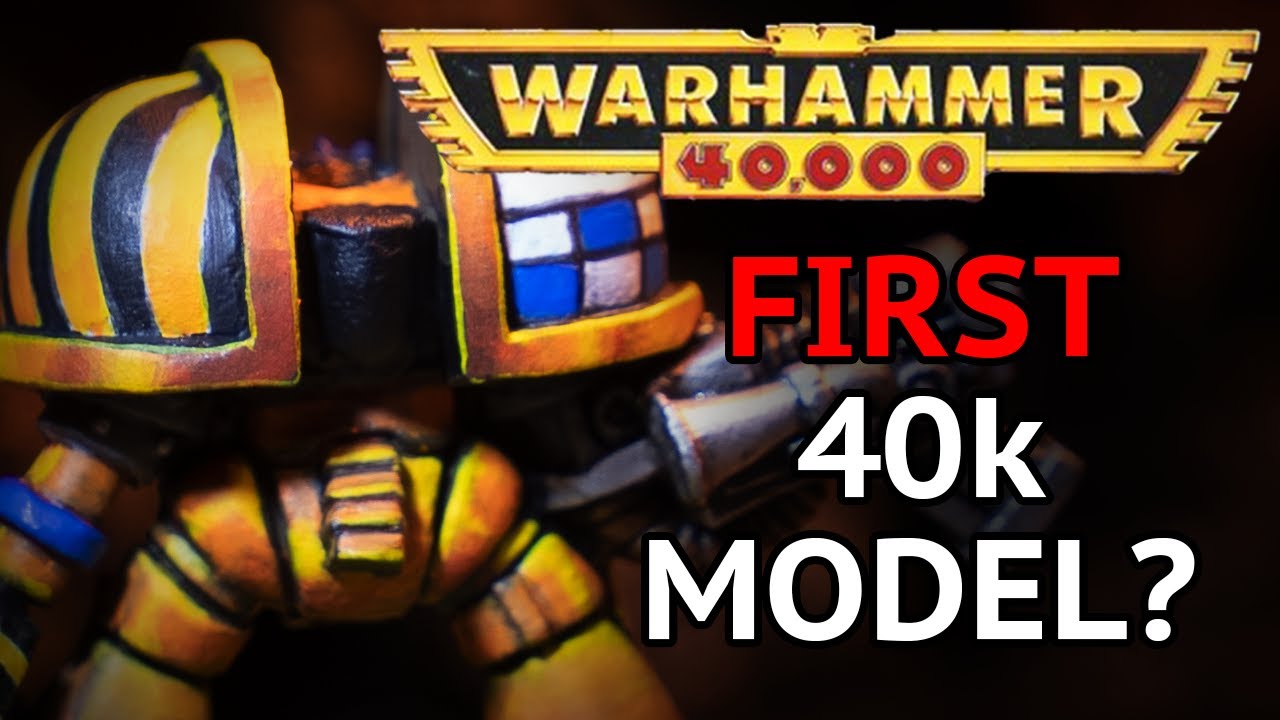 An Ork/Space Marine HYBRID? Retro 40k Painting! - YouTube