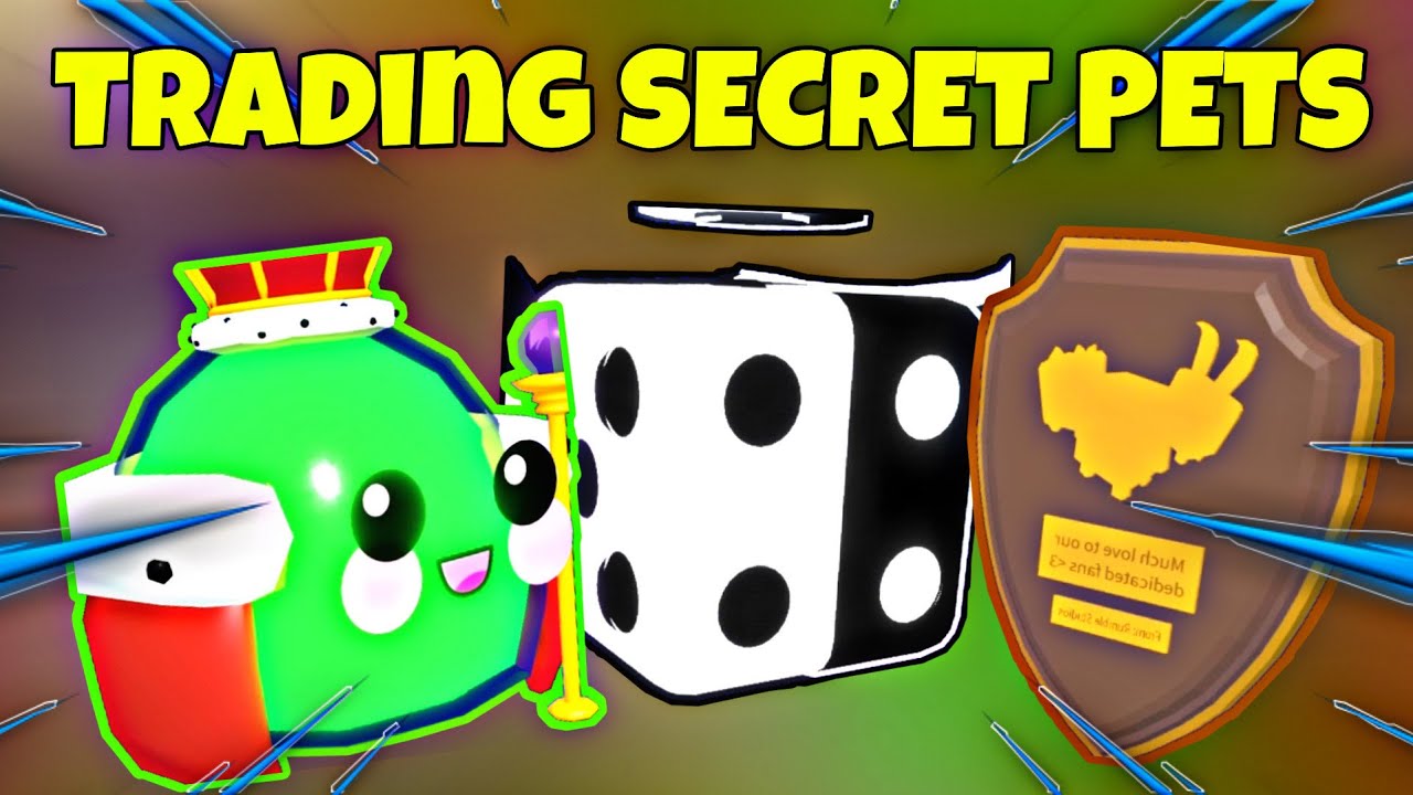 [BUBBLE GUM SIMULATOR] TRADING SECRET PETS AND FREE PET GIVEAWAY! 🔴 ...