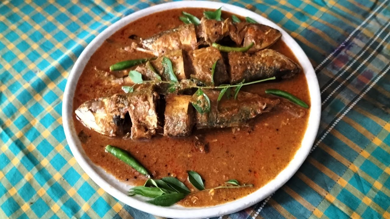 Fish curry Goa style Satin fish |Mackerel fish|শাটিংন মাছ ...