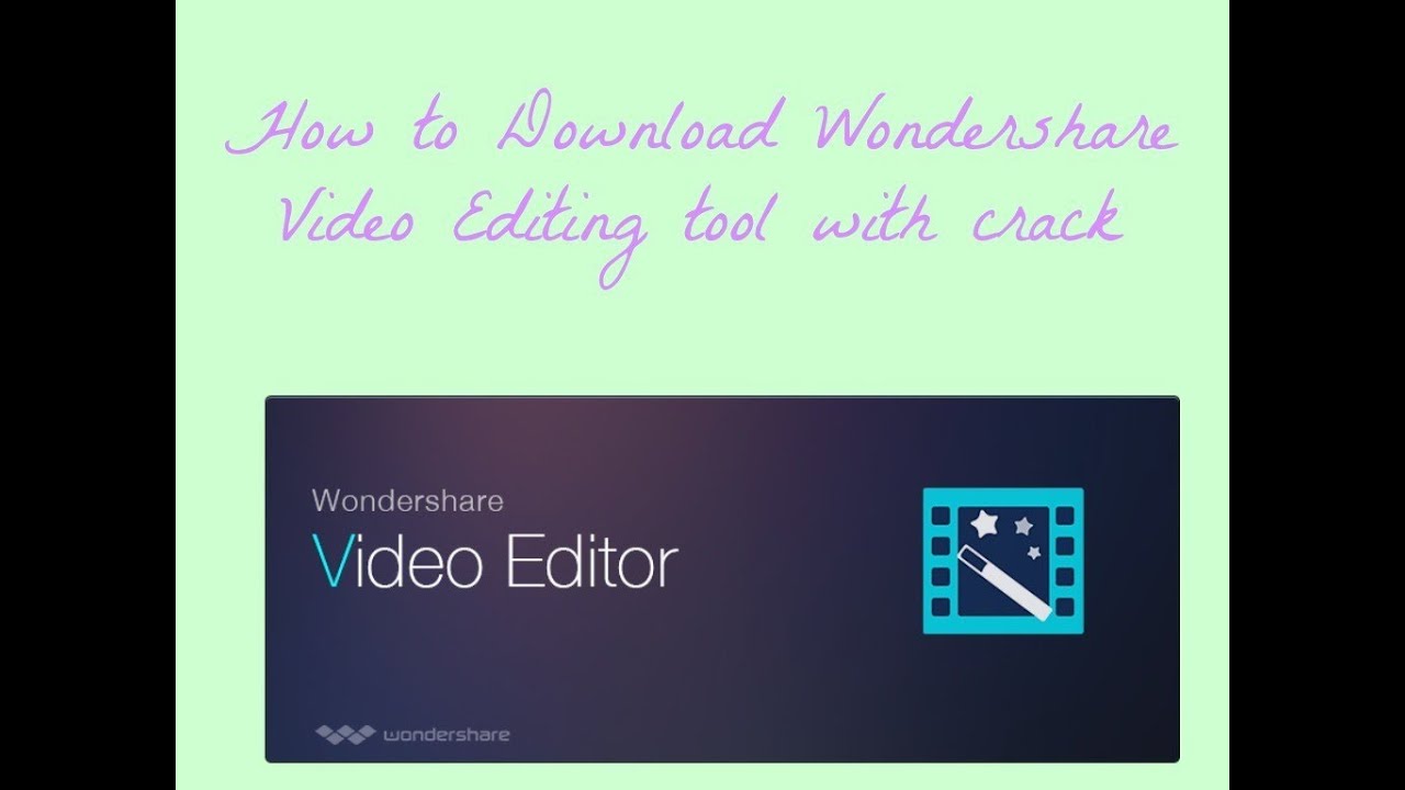 How to download video editing tool with crack - YouTube