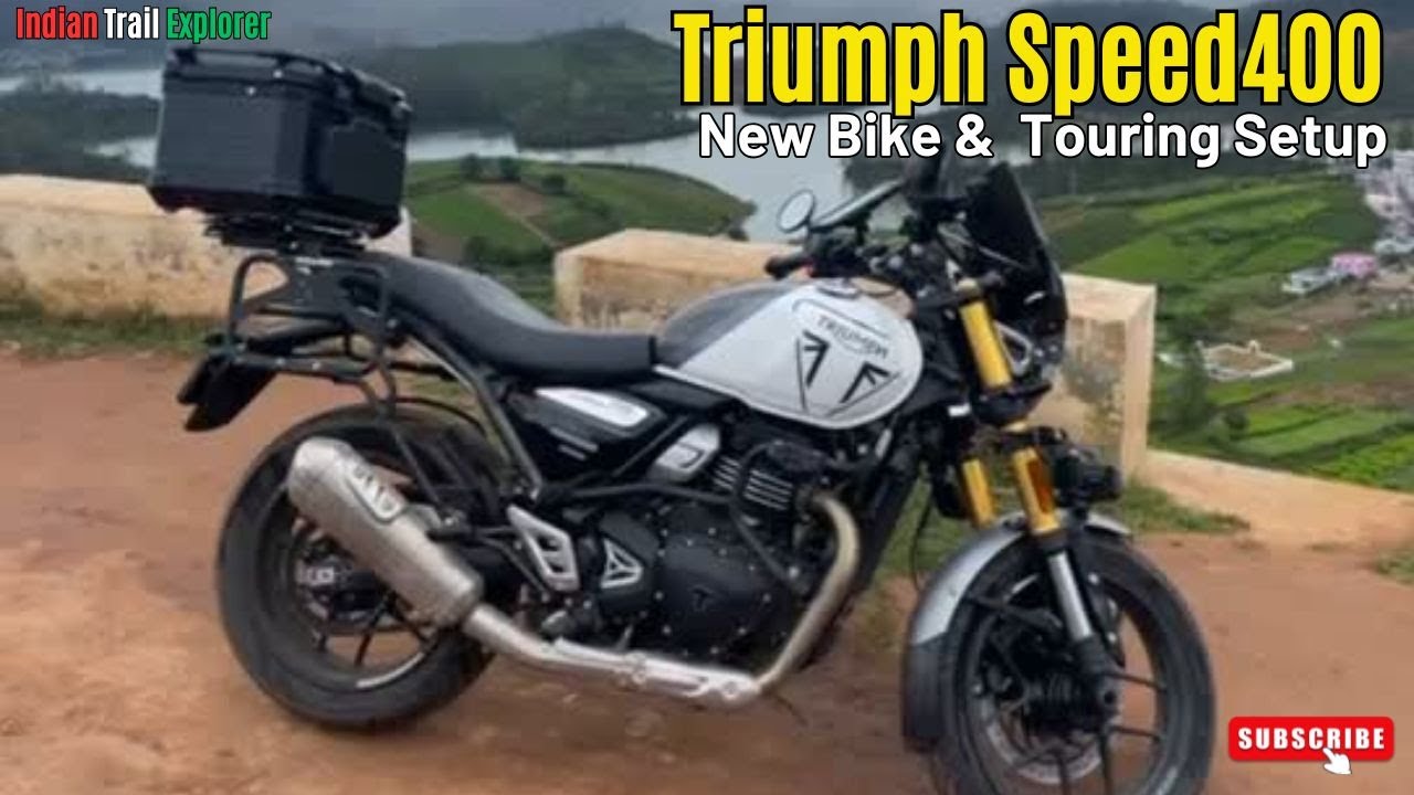 My New Bike! Triumph Speed 400 Delivery & Touring Accessories - YouTube